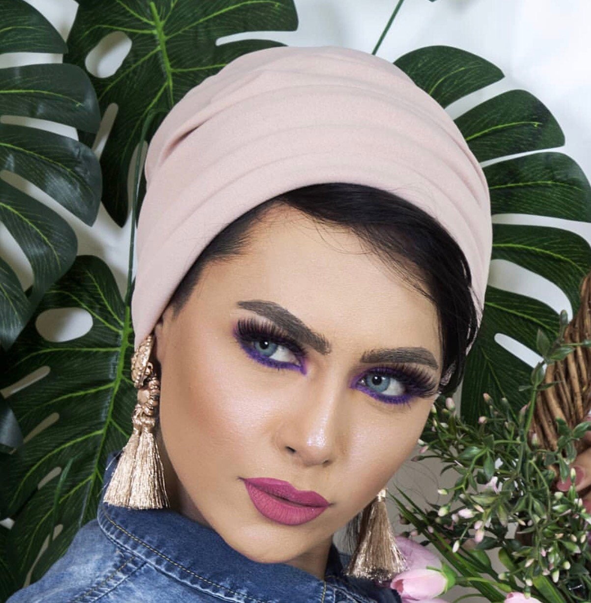 Two Pieces Crepe Turban - Etsy