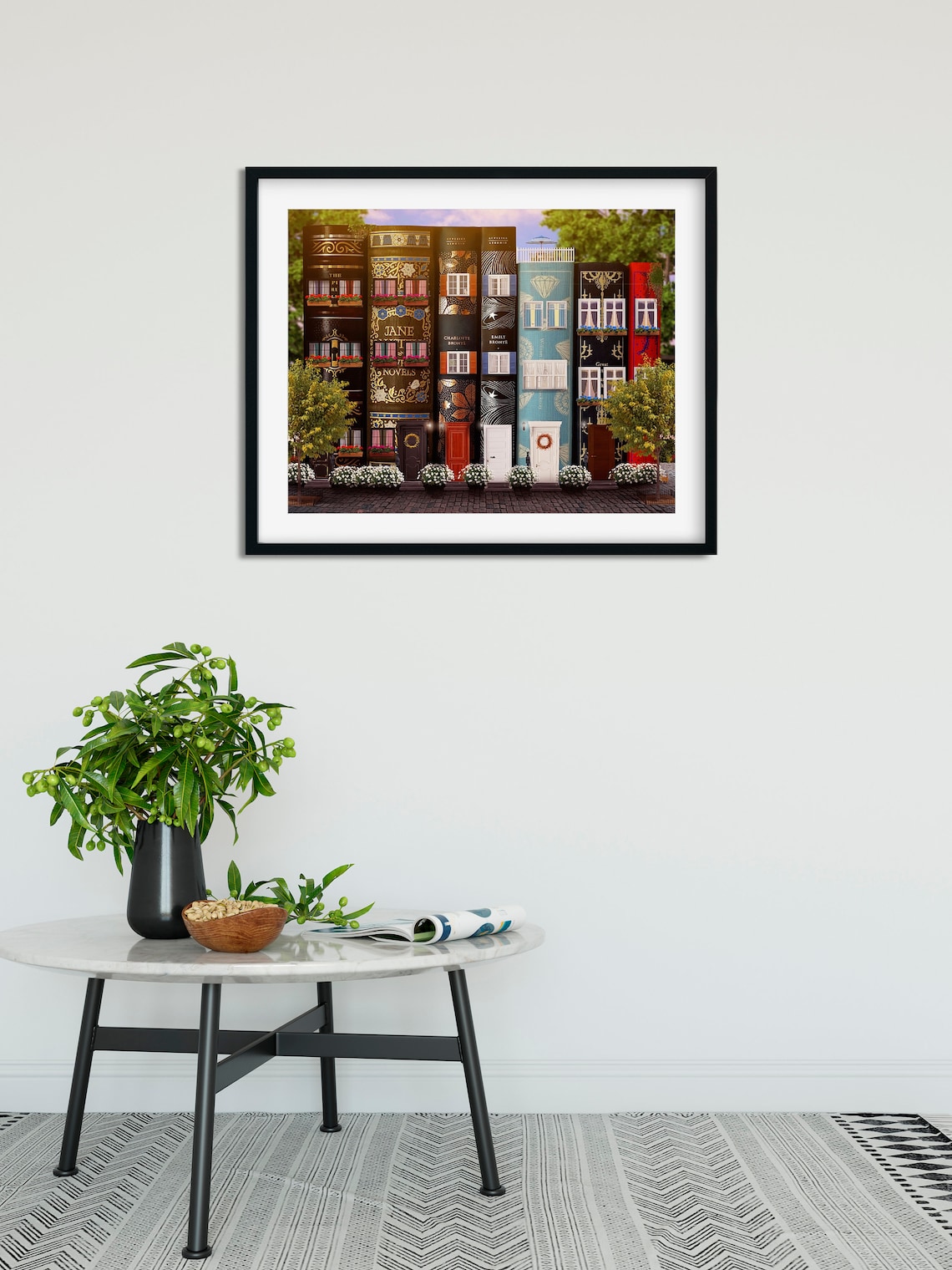 Books Houses Books Turned Into Houses Book Art Book Print - Etsy