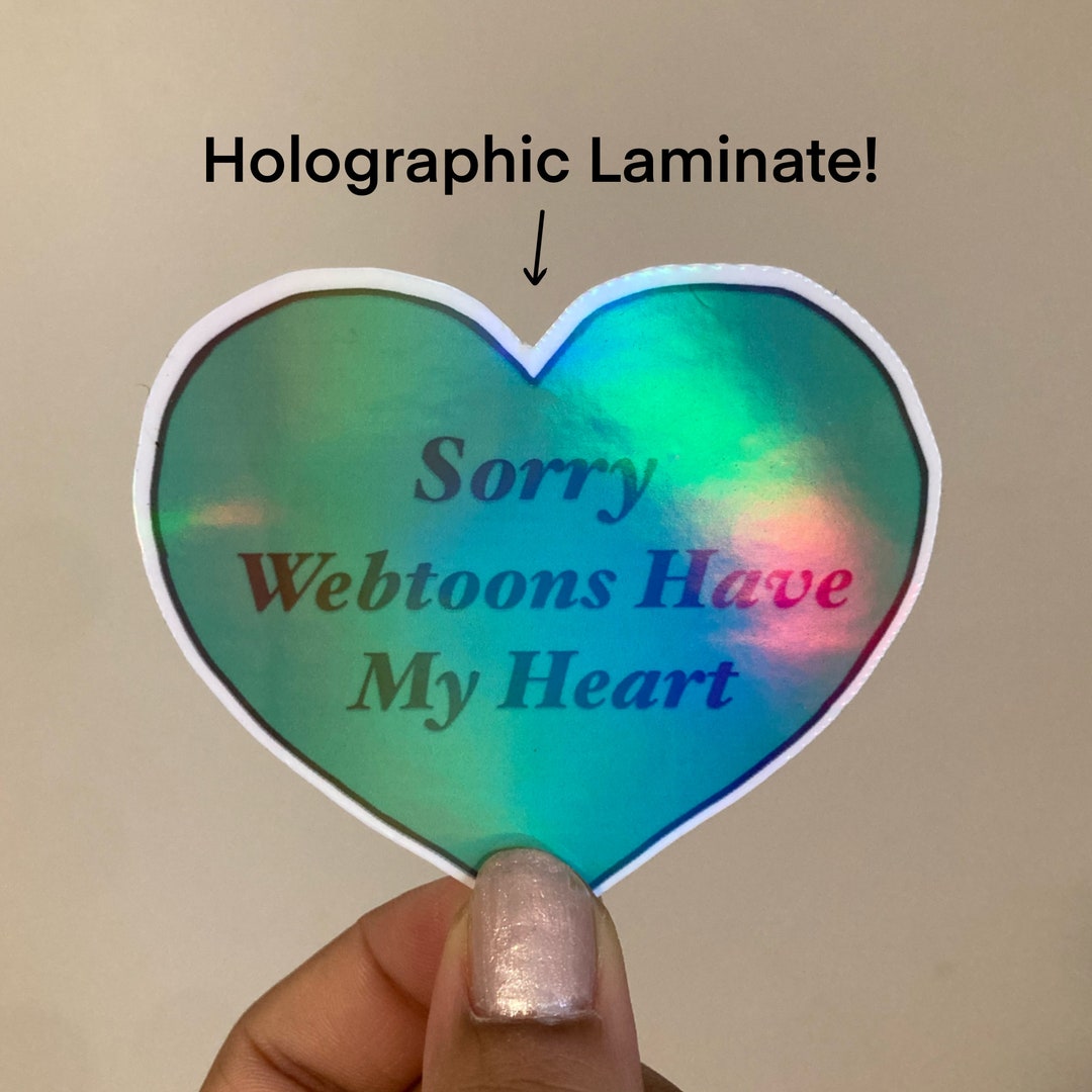 Sorry Webtoons Have My Heart Sticker | Webtoon, Manwha Lovers - Etsy