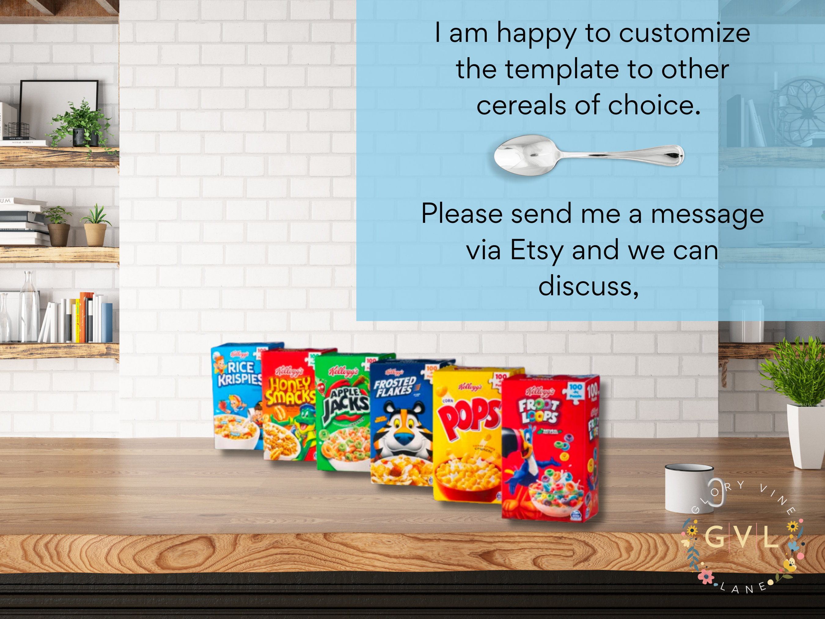 Valentine Printable - Cereal-sly Glad We Are Friends, Fully ...