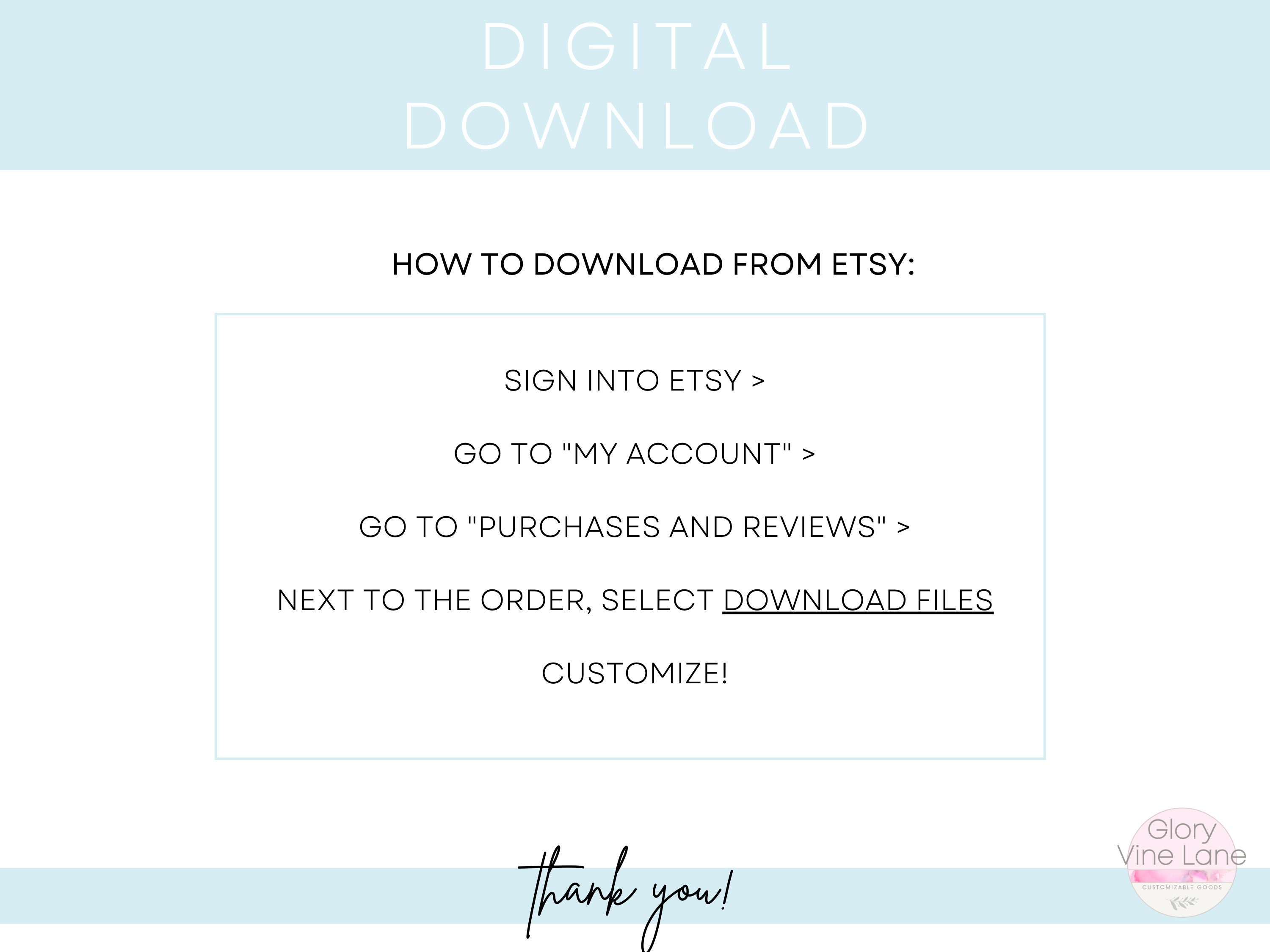 Order Form Editable Template, Printable Order Form, 7 Colors Digital ...
