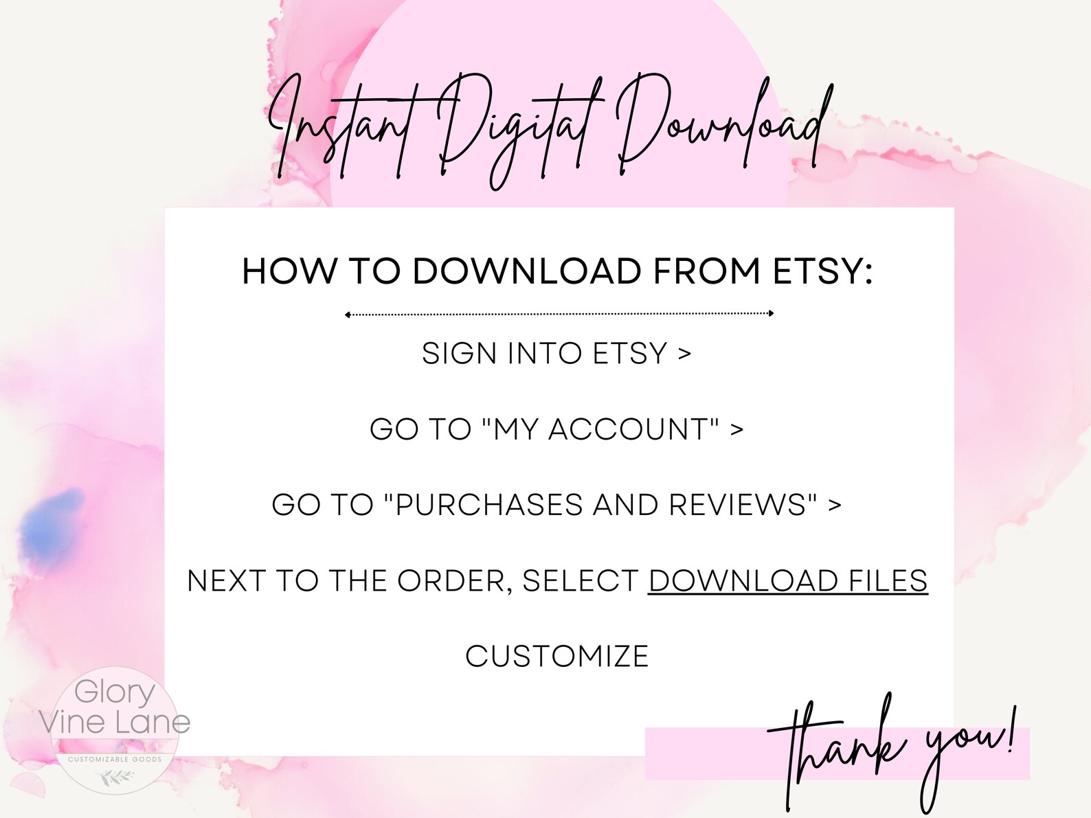 Order Form Editable Template, Printable Order Form, 10 Colors Digital ...