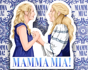Mamma Mia Sticker | Etsy