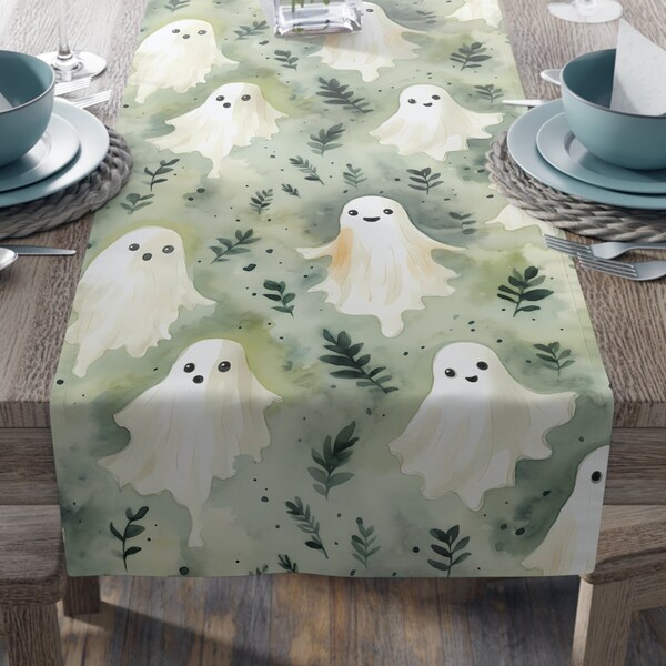 Halloween Ghost Table Runner - Etsy
