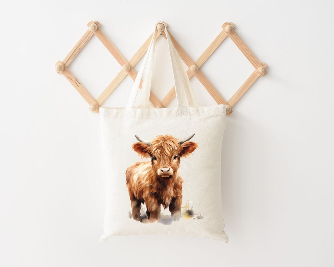Highland Cow Bag Cow Tote Bag, Highland Cow Tote Bag, Cow Gifts for Her ...