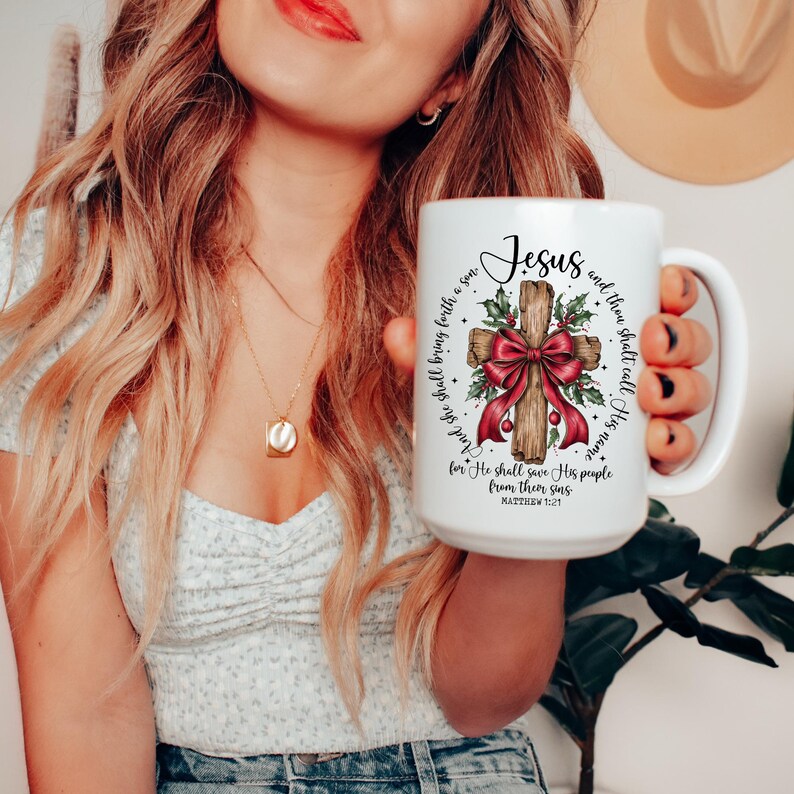 Religious Gifts Christian Mug, Personalized Christmas Mug for ...
