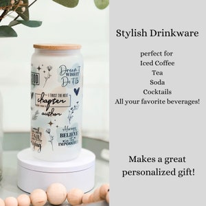 Personalized Ice Coffee Cup Daily Affirmation Cup, Positive Affirmation ...