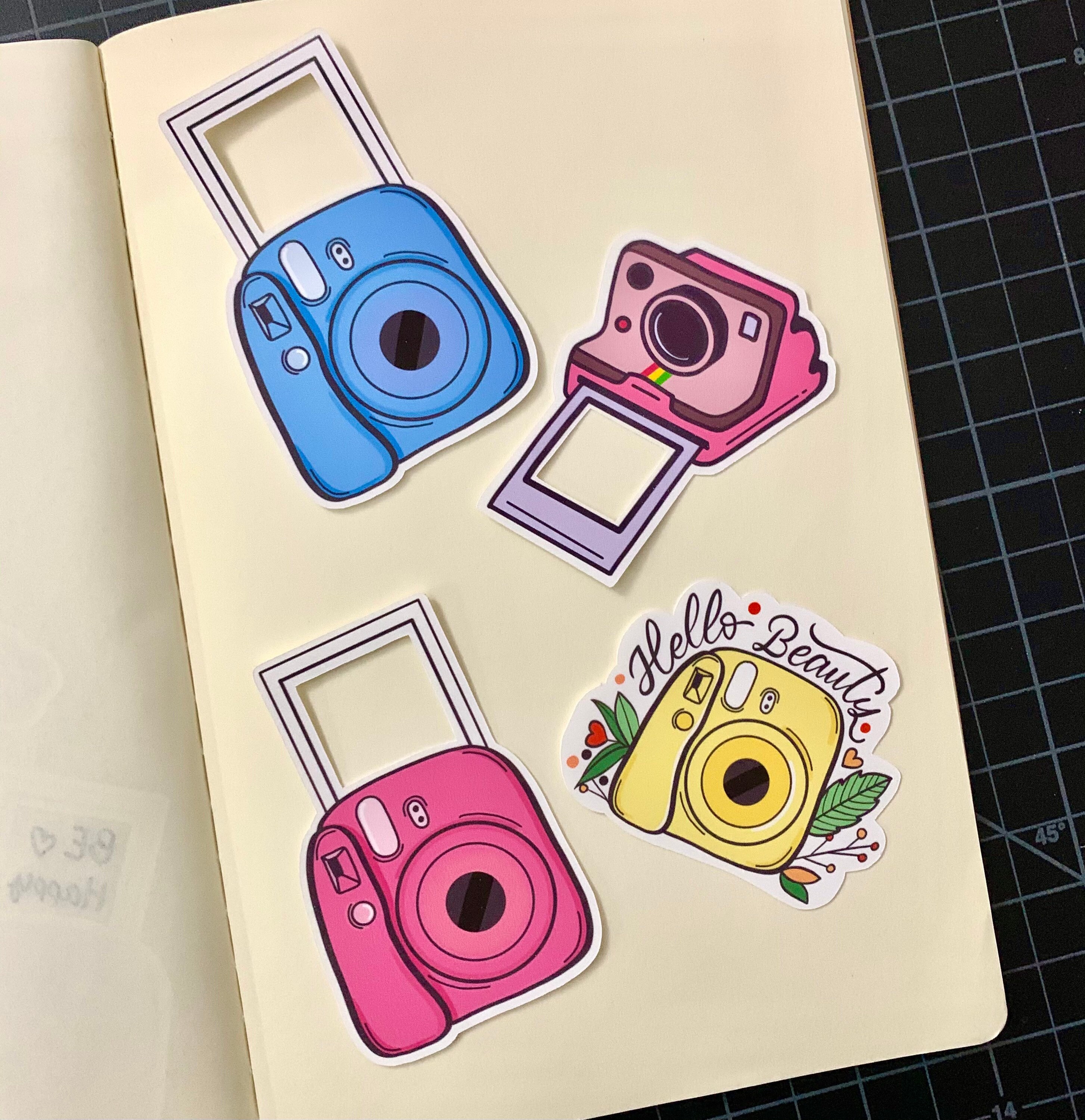 Instax Frame Sticker Pack / Fashion Sticker / waterproof / | Etsy