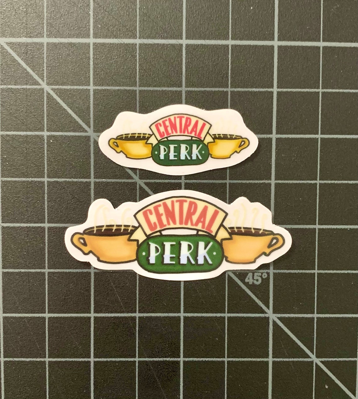 Friends Central Perk Sticker / water bottle Sticker / vinyl | Etsy