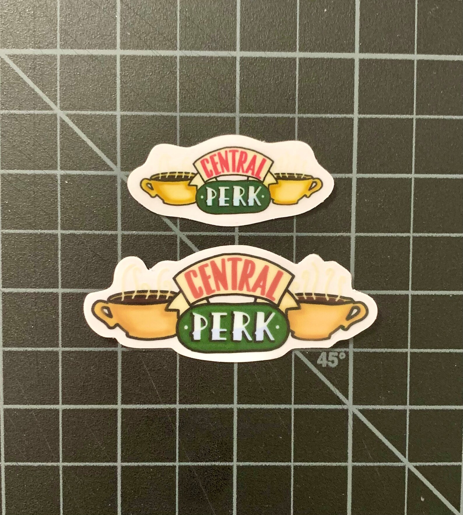 Friends Central Perk Sticker / water bottle Sticker / vinyl | Etsy