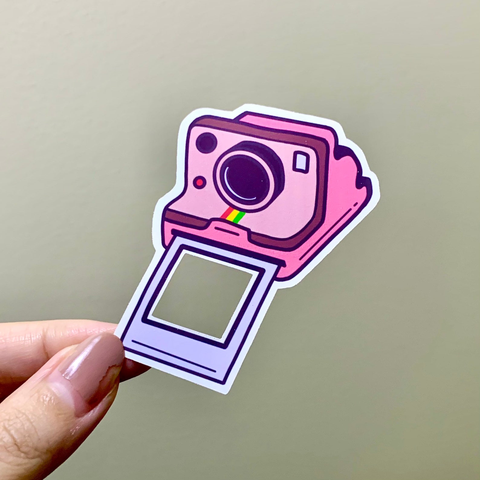 Instax marco sticker pack / moda pegatina / impermeable / | Etsy