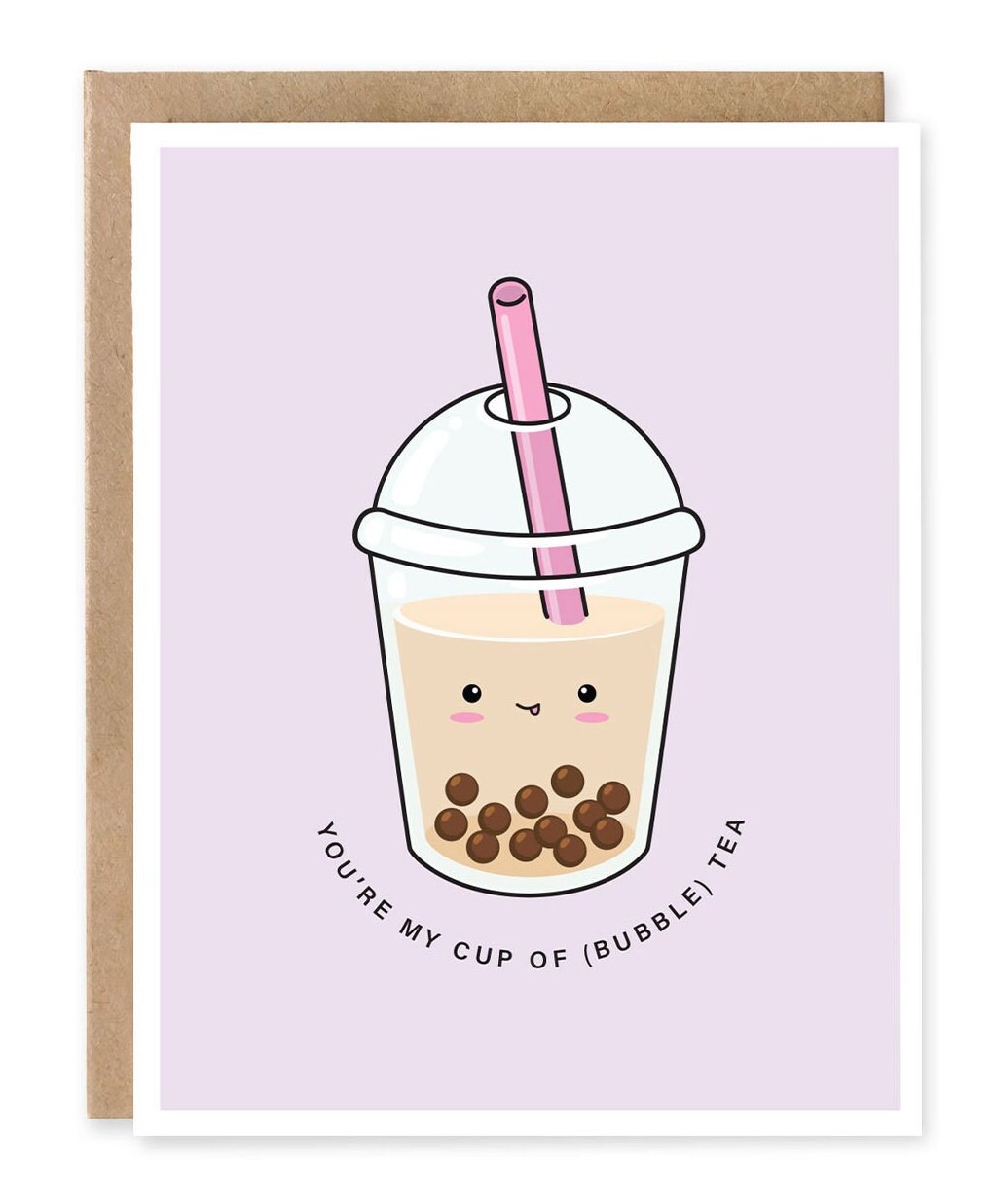 You're My Cup of (bubble) Tea // Cute Love Card - Anniversary Card ...
