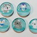 Arctic Animal Magnets, Walrus Magnet Set, Penguin Magnets, Seal Glass ...