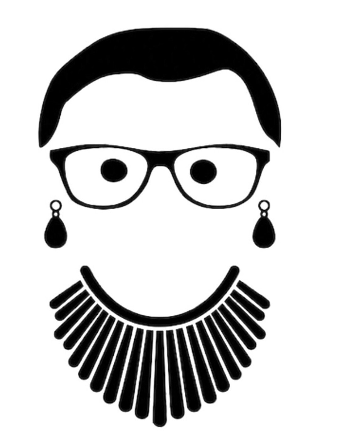 RBG Decal, Car Decal, Ruth Bader Ginsberg Car Decal, RBG Decal, RBG Car ...