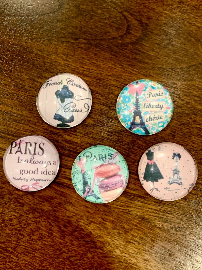 Paris Magnets, Paris Home Gifts, Paris Magnets, Paris Magnet Set, Glass ...