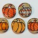 Pumpkin Magnet Set Glass Magnet Halloween Magnet Set - Etsy