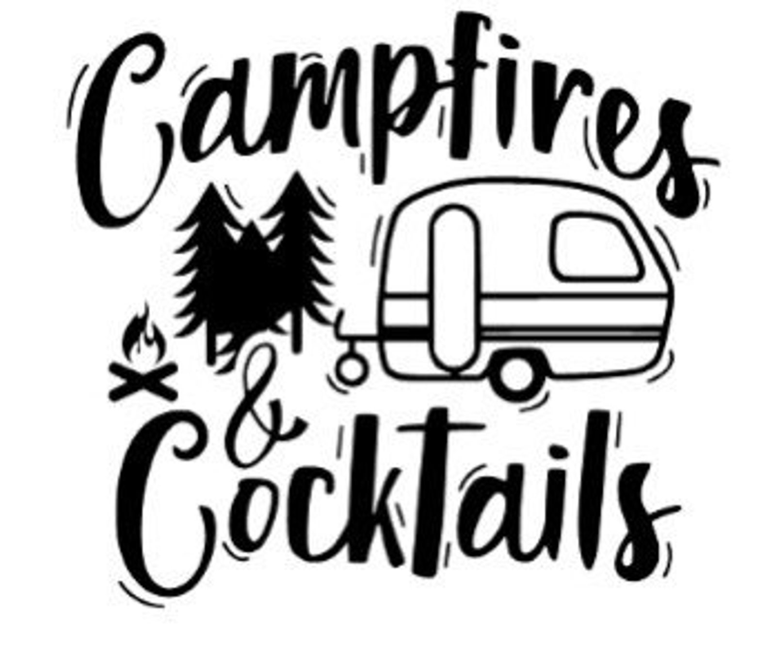 Camping Decal Camping Sticker Camper Decal Camper Sticker - Etsy