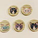 Cat Magnets, Glass Magnets, Cat Gift, Cat Decor, Cat Magnet, Cat ...