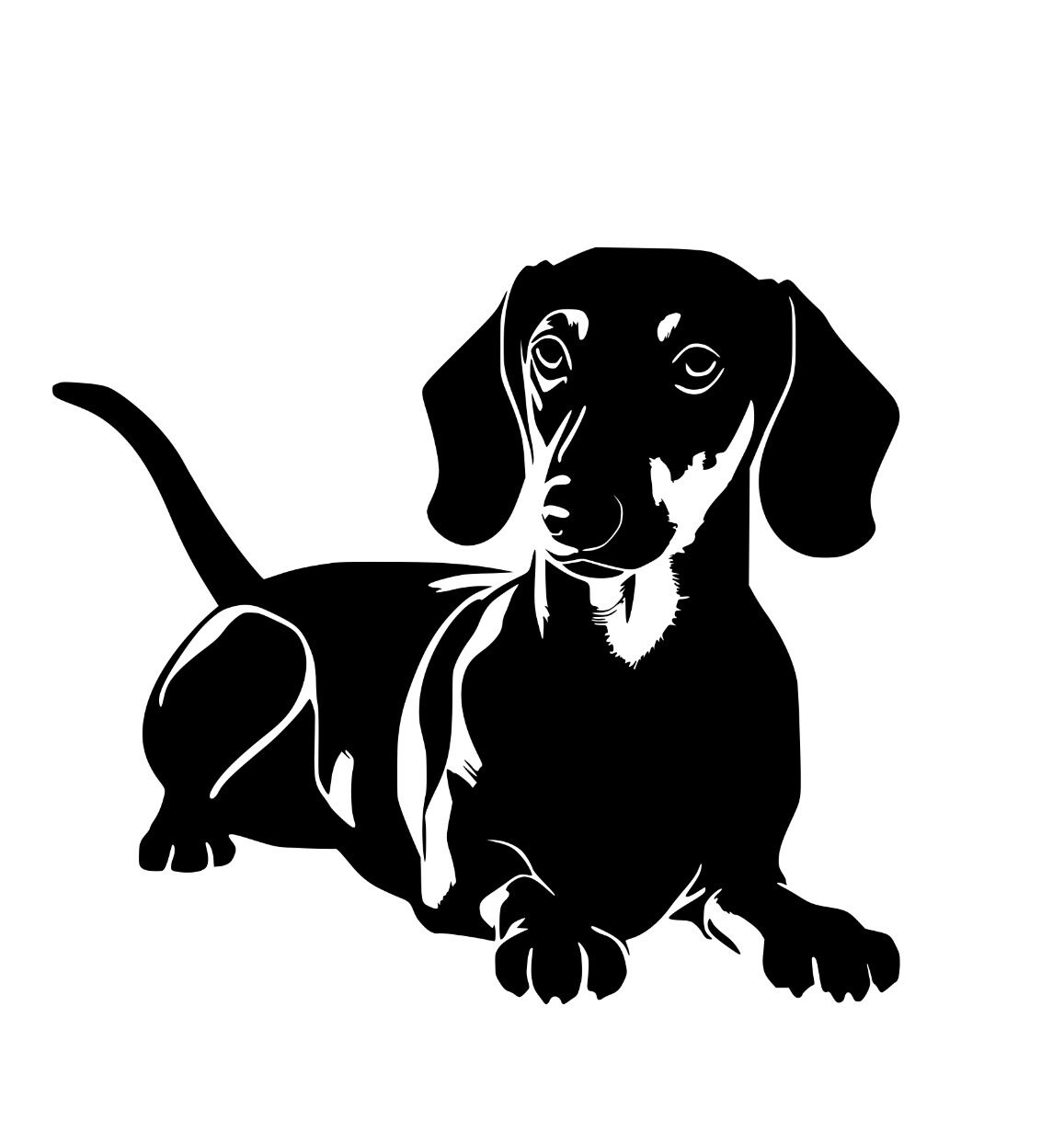 Dachshund Decal, Dachshund Sticker, Dachshund Car Decal, Dachshund Car ...