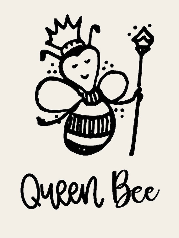 Queen Bee Decal Queen Bee Sticker Bee Lover Decal Queen Bee | Etsy