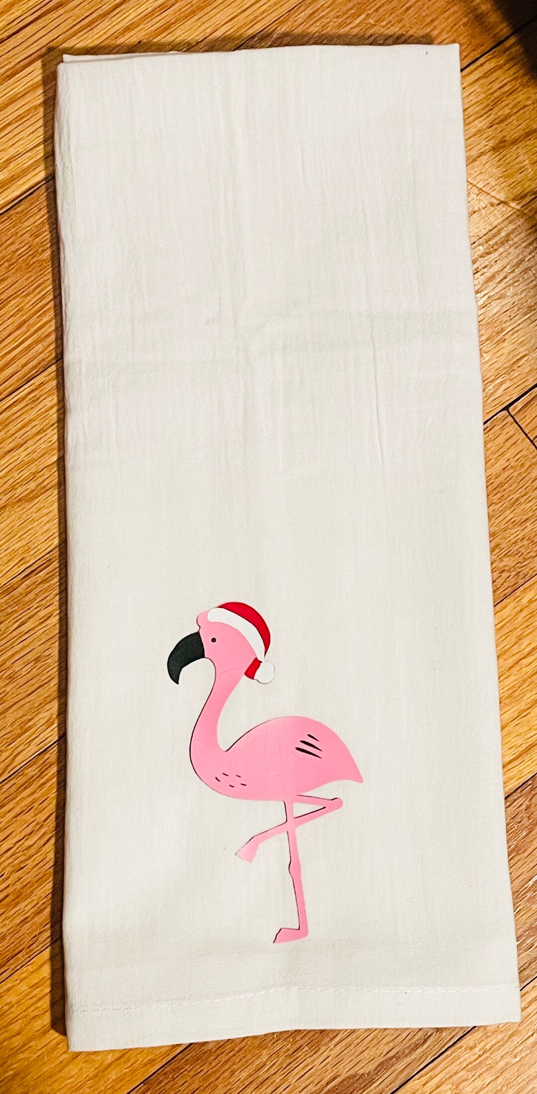 Flamingo Hand Towel, Flamingo Christmas Towel, Flamingo Home Gifts ...