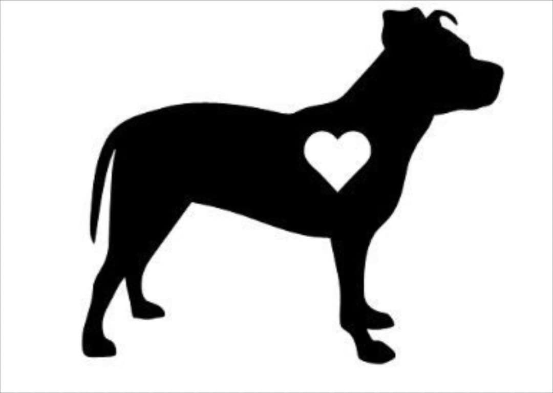 Pit Bull Decal, Pit Bull Sticker, Pit Bull Car Decal, Pit Bull Car ...