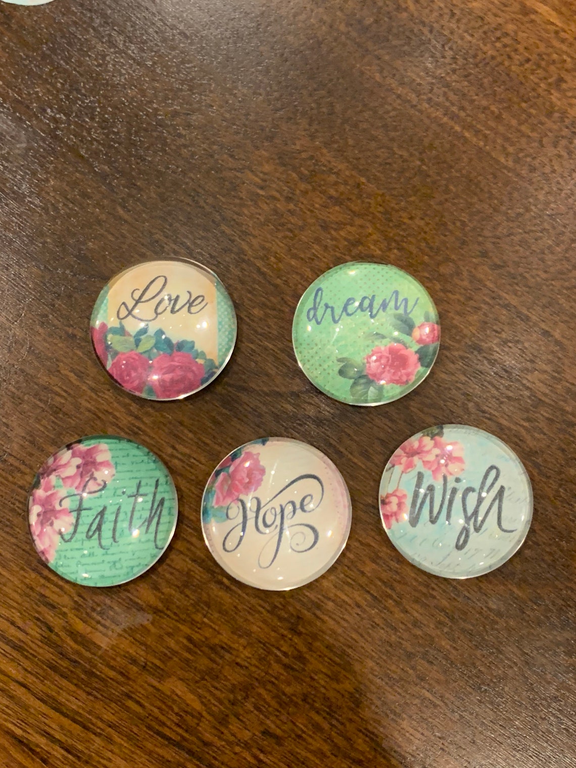 Inspirational Word Magnets Positive Words Magnet Set - Etsy