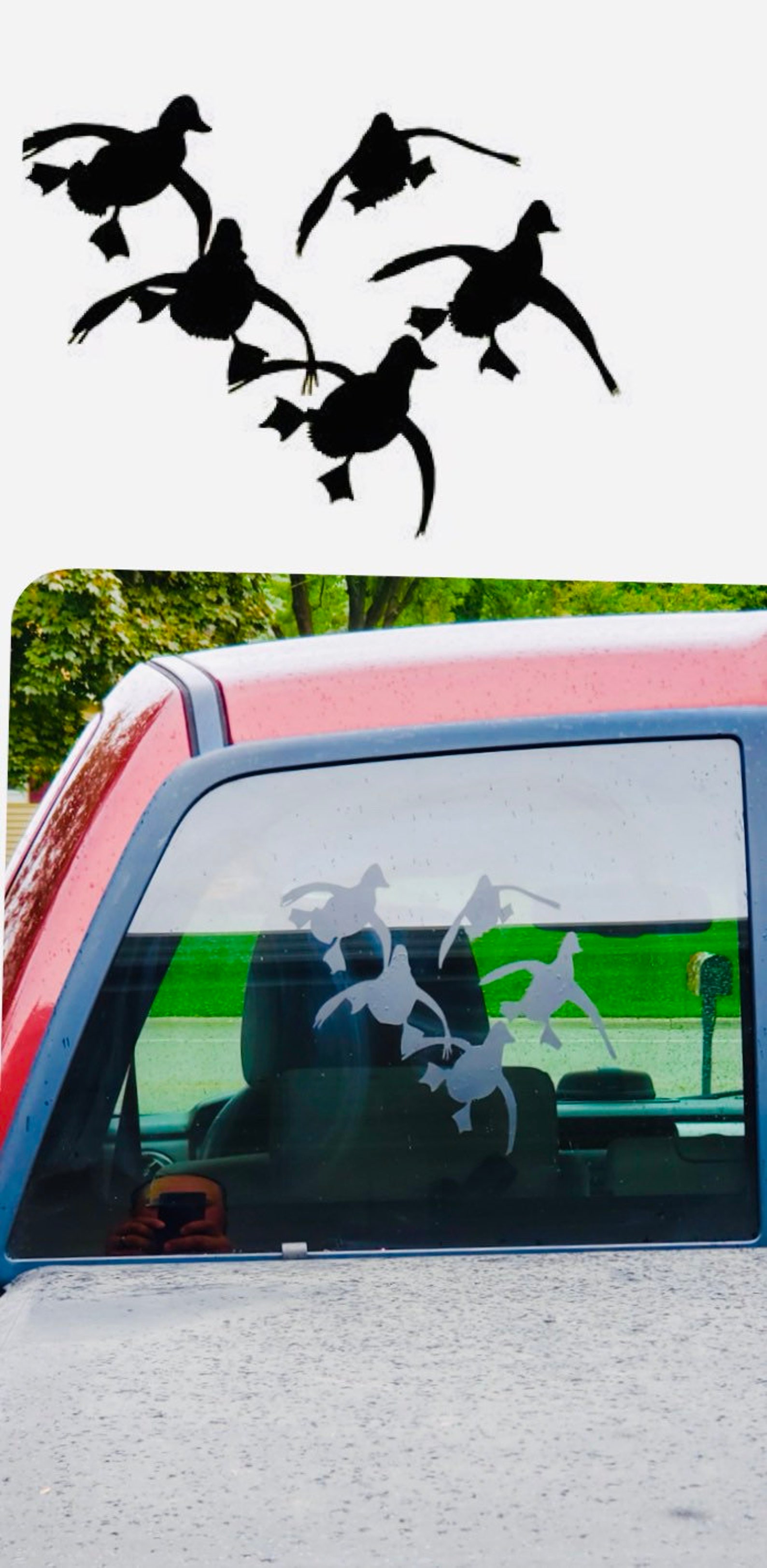 Duck Truck Decal Truck Window Decal Duck Window Decal - Etsy