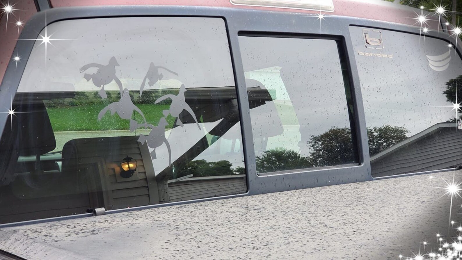 Duck Truck Decal, Truck Window Decal, Duck Window Decal, Hunting Truck ...