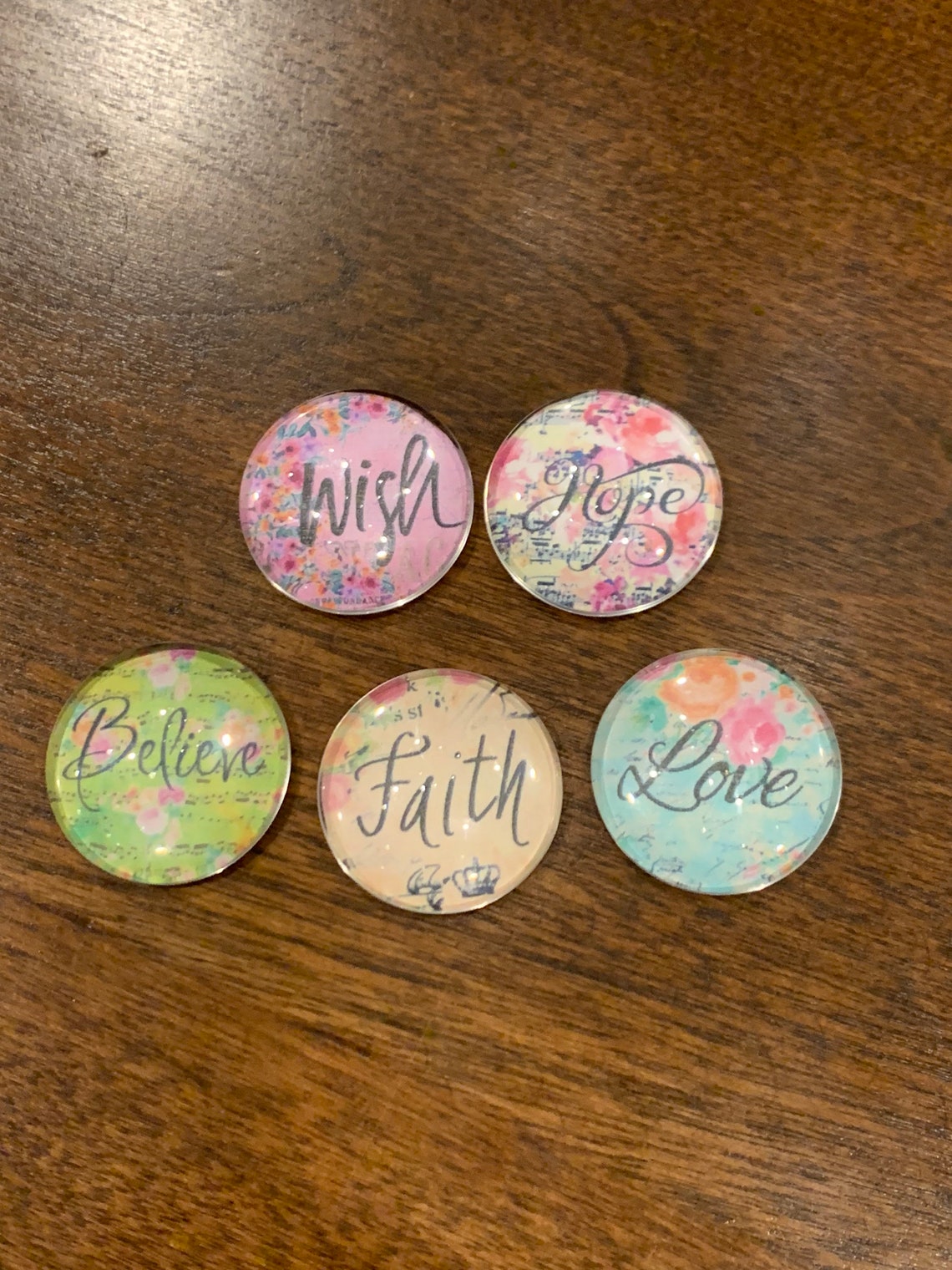 Inspirational Word Magnets Positive Words Magnet Set - Etsy