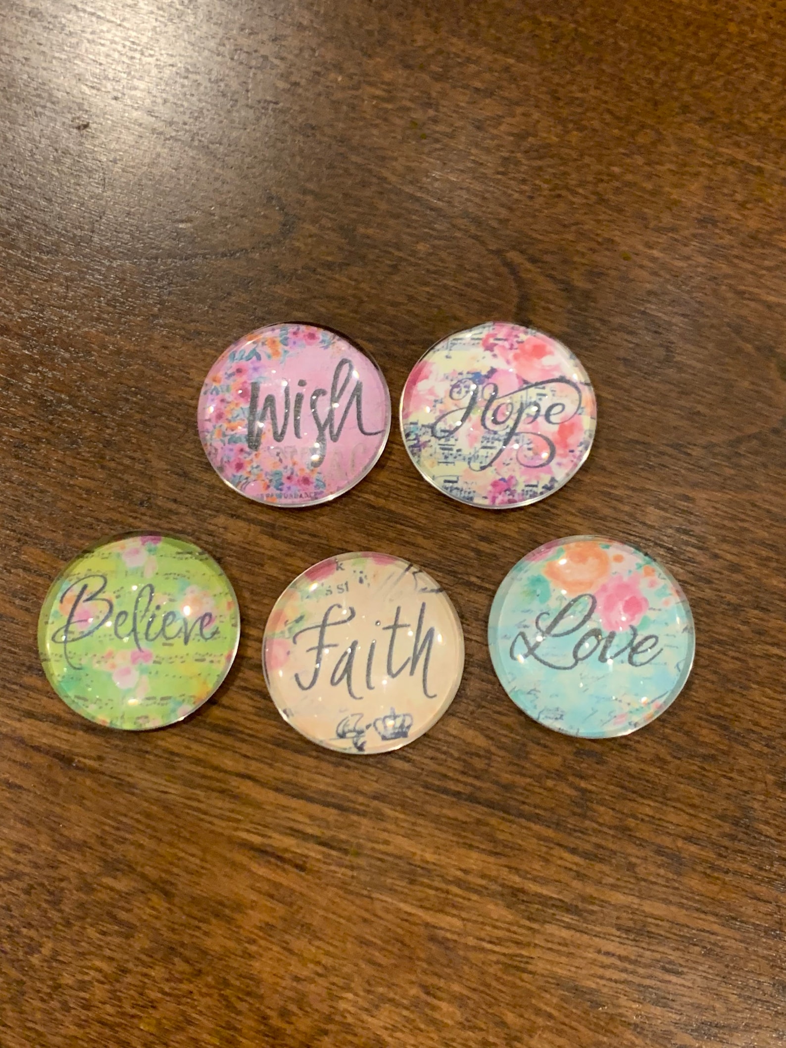 Inspirational Word Magnets Positive Words Magnet Set - Etsy