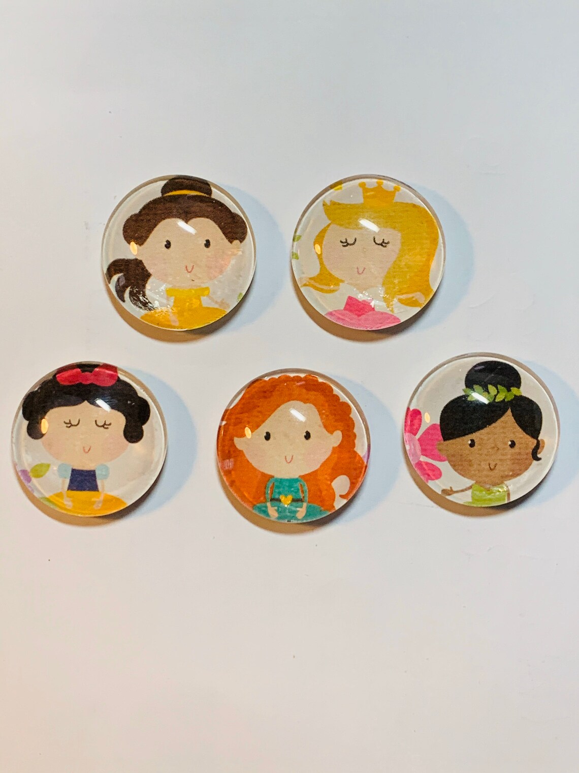 Glass Princess Magnets Princess Magnet Set Gifts for Kids - Etsy