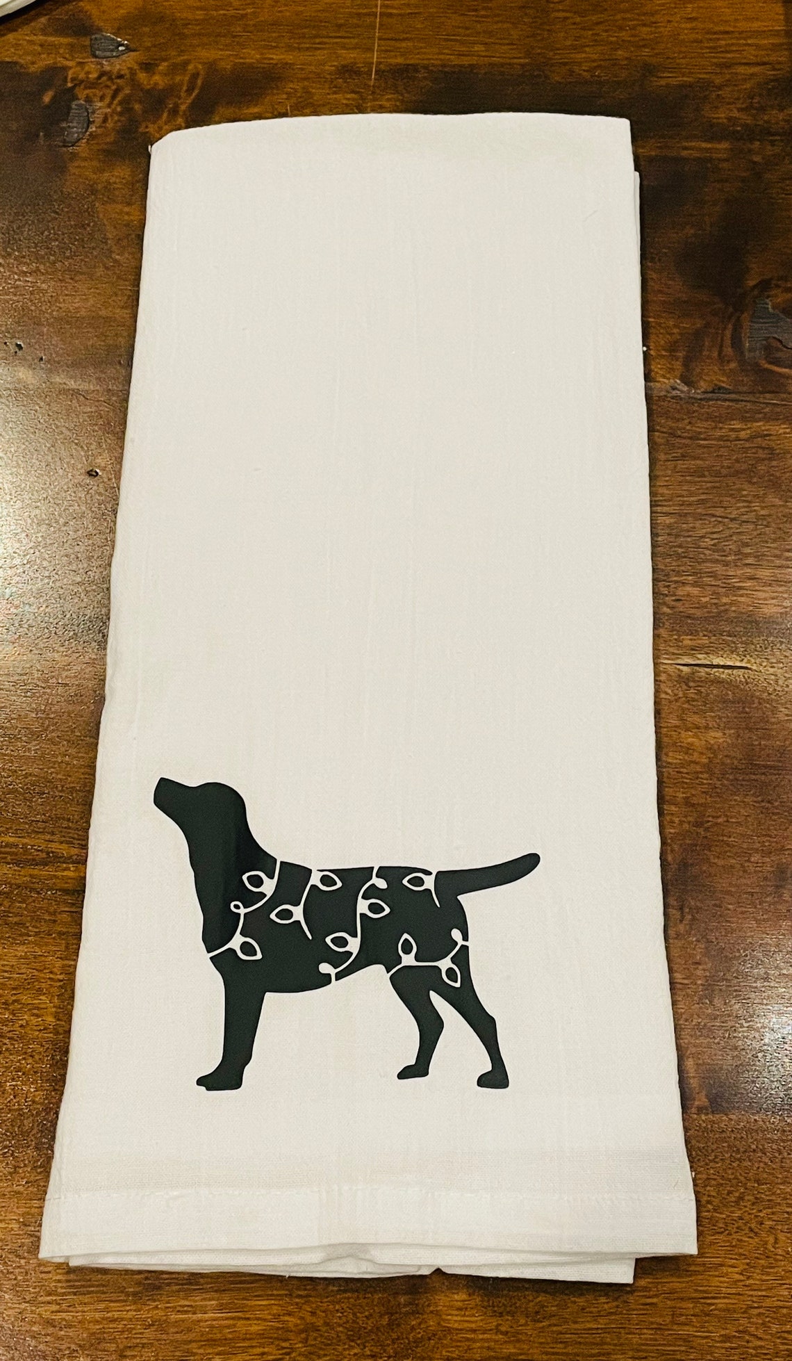 Labrador Kitchen Towel Christmas Labrador Lab Kitchen Towel - Etsy