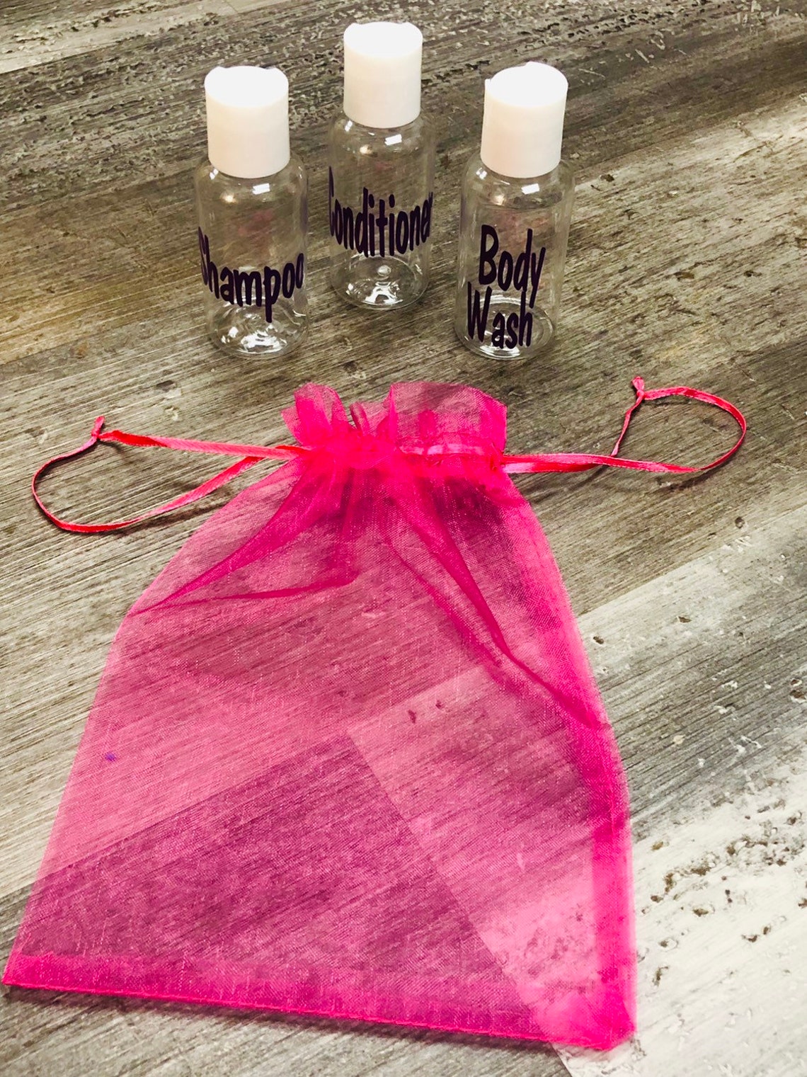 Travel Toiletry Set. Travel Shampoo, Travel Bottle Set of 3 Travel Size ...