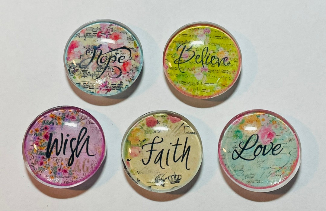 Inspirational Word Magnets, Positive Words Magnet Set, Positive Message ...