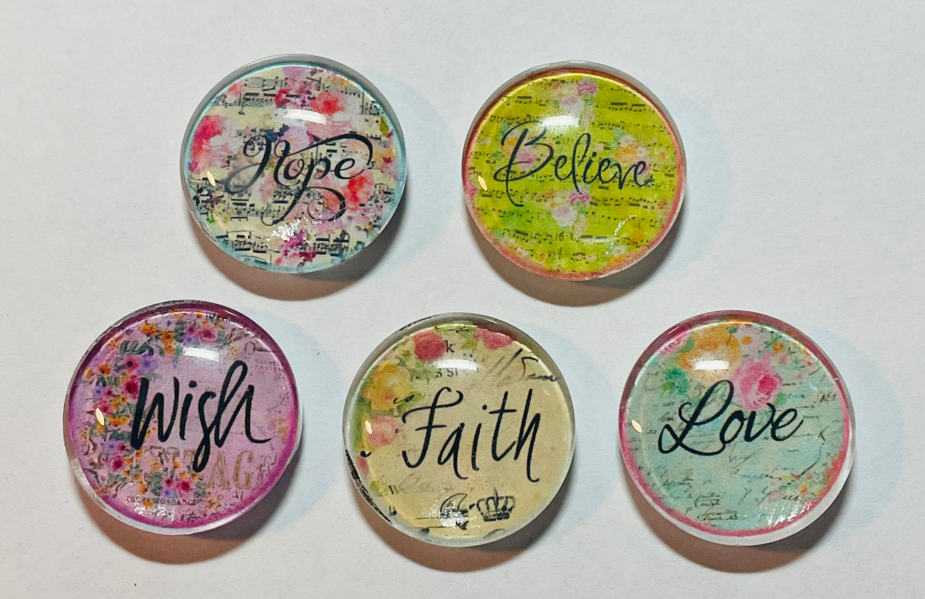 Inspirational Word Magnets, Positive Words Magnet Set, Positive Message ...