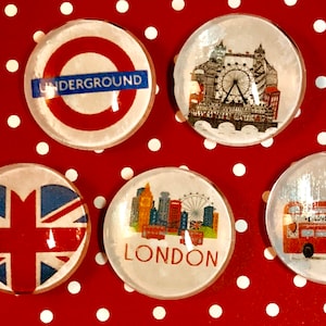 London Magnets, Glass Magnet Sets, London Magnets, London Magnet Set ...