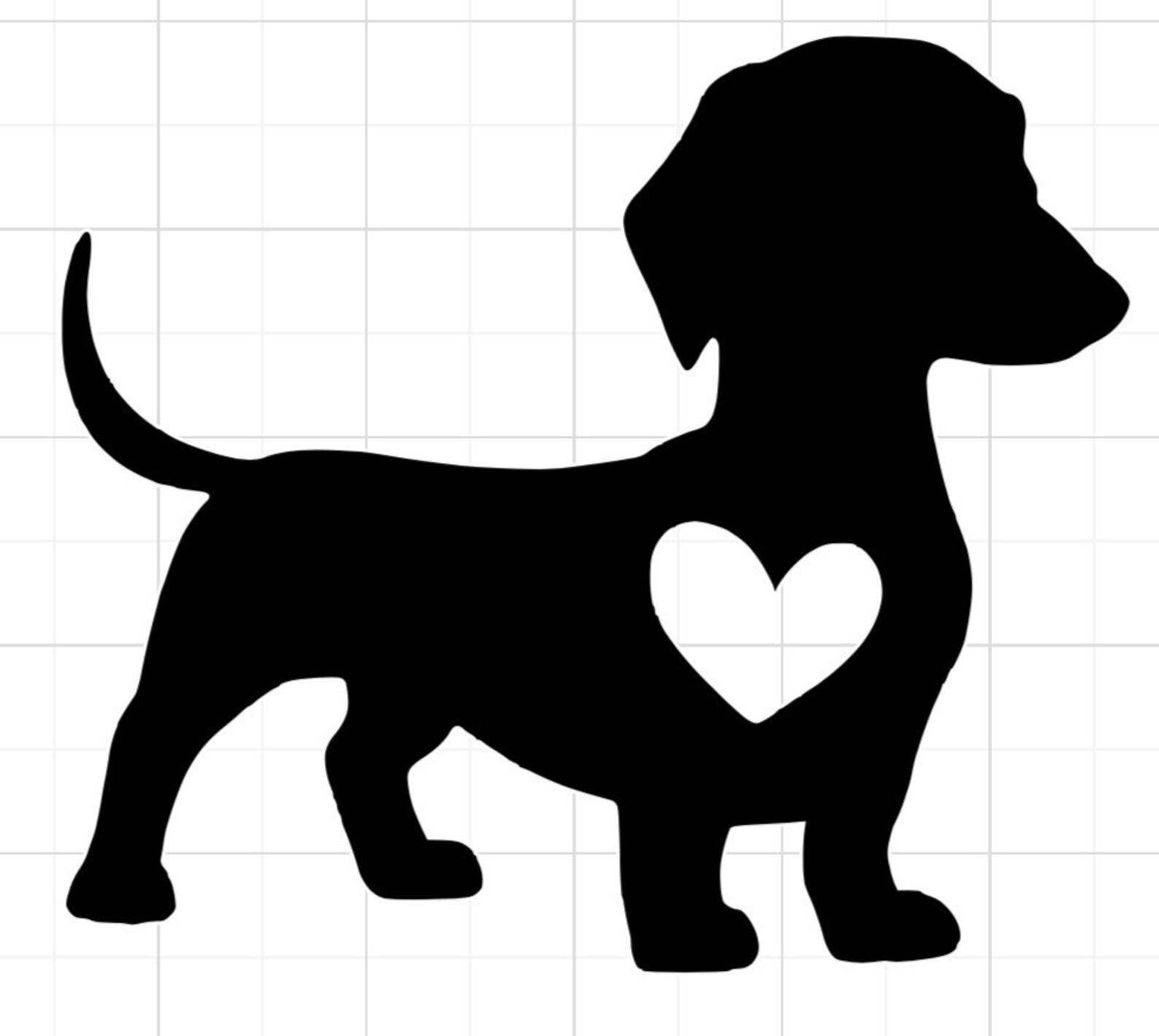 Dachshund Decal, Dachshund Sticker, Dachshund Car Decal, Dachshund Car ...