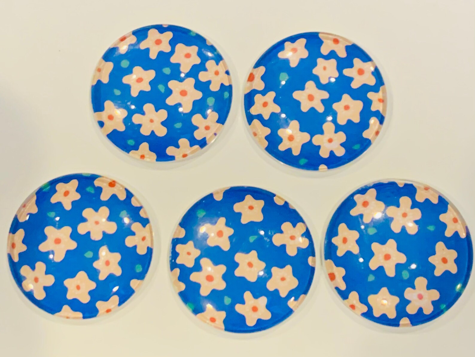 Flower Magnet Set, Flowers Magnet Set, Flower Magnets, Flower Gift ...