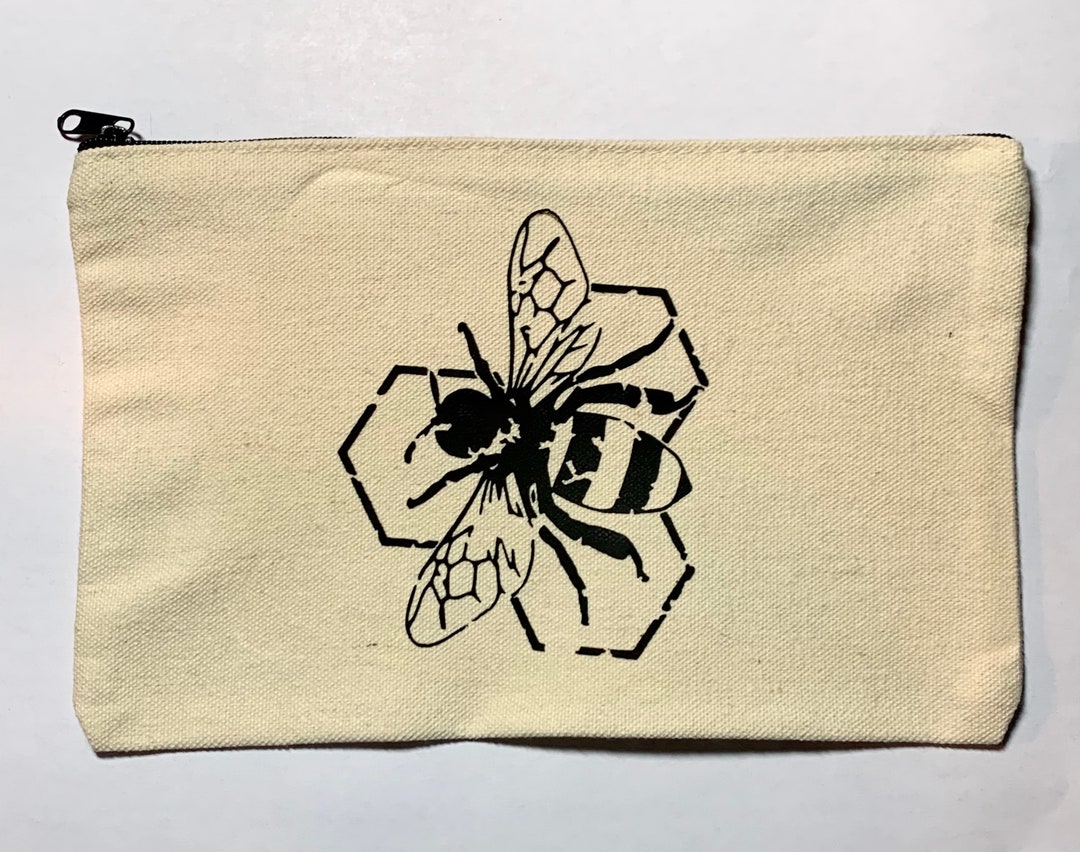 Bee Cosmetic Case, Bee Makeup Case, Bee Travel Bag, Bee Accessories ...