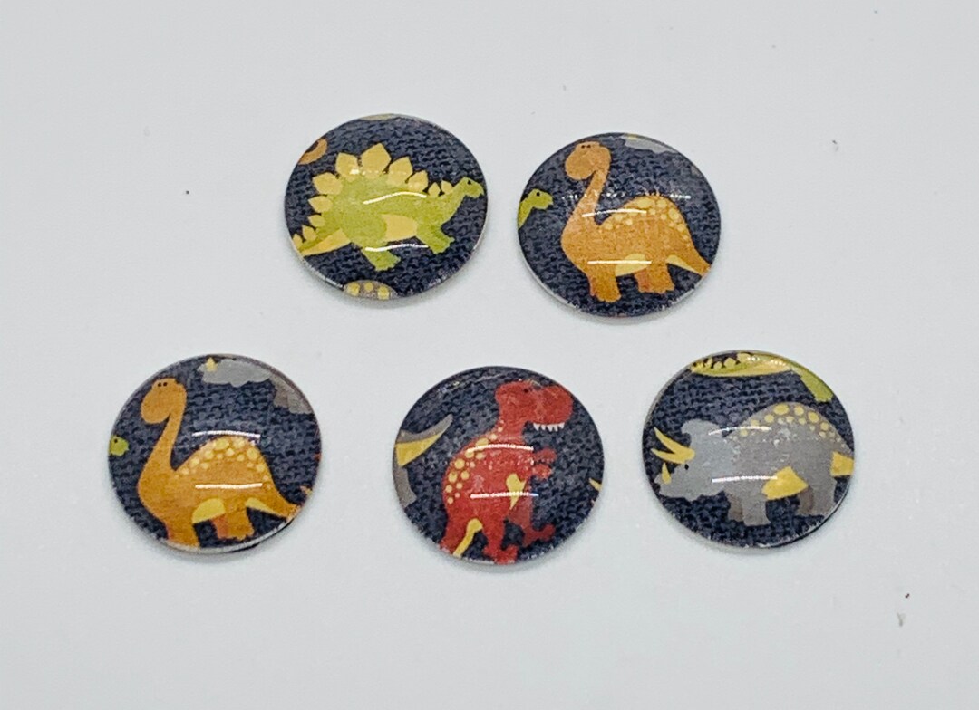 Dinosaur Magnets, Handmade Dinosaur Gift, Glass Magnets, Dinosaur Gifts ...