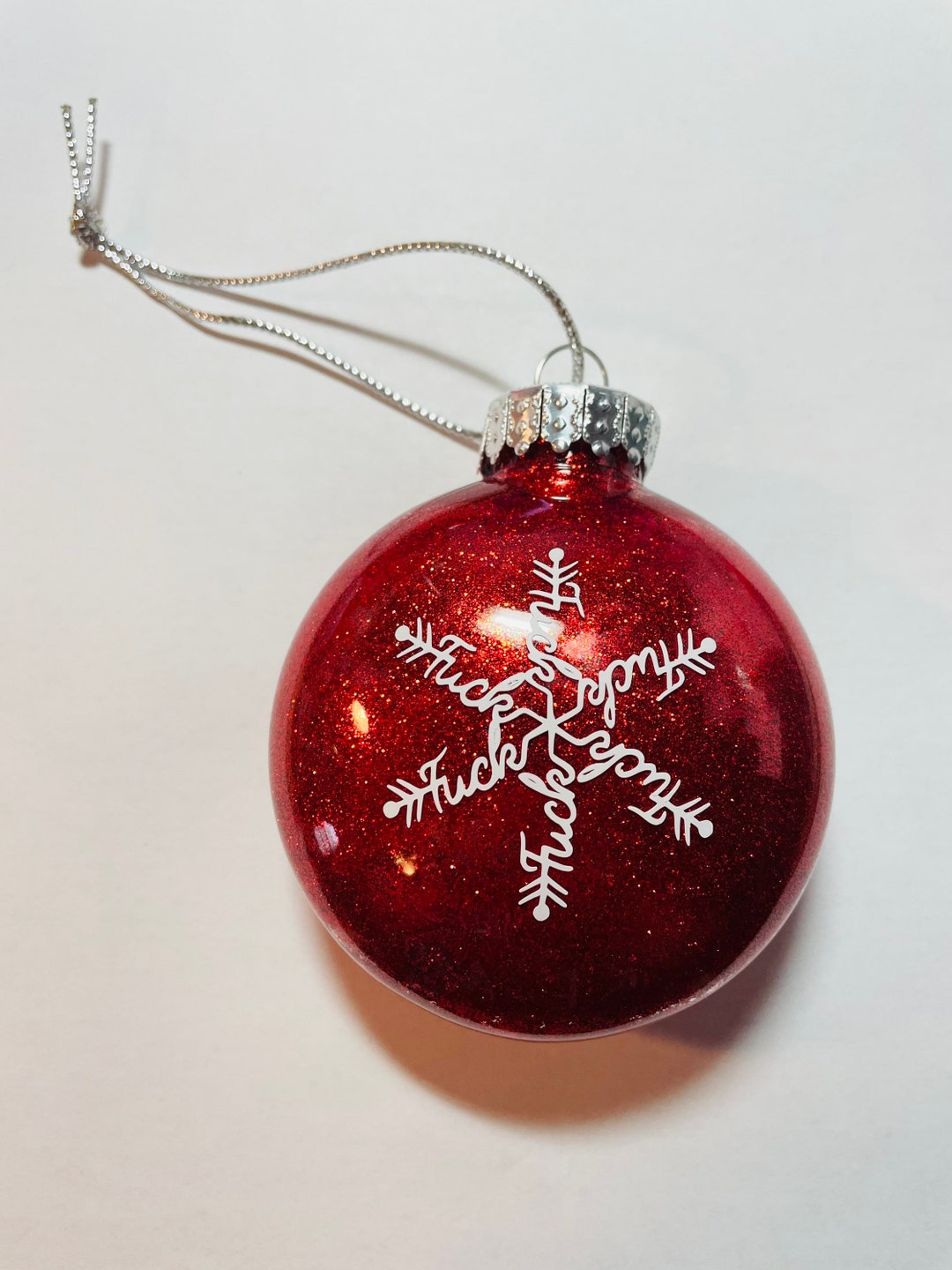 Vulgar Ornament, Funny Christmas Ornament, Adult Humor Ornament ...