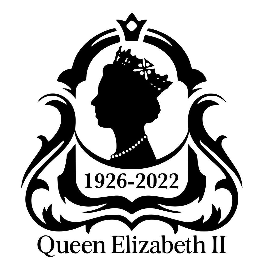 Queen Elizabeth Decal Car Decal Queen Elizabeth Car Decal - Etsy