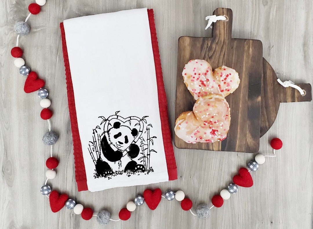 Panda Kitchen Towel, Home Panda Gift, Panda Kitchen Towel, Panda Home ...