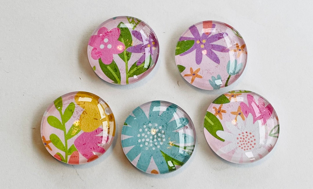 Flower Magnet Set, Flowers Magnet Set, Flower Magnets, Flower Gift ...