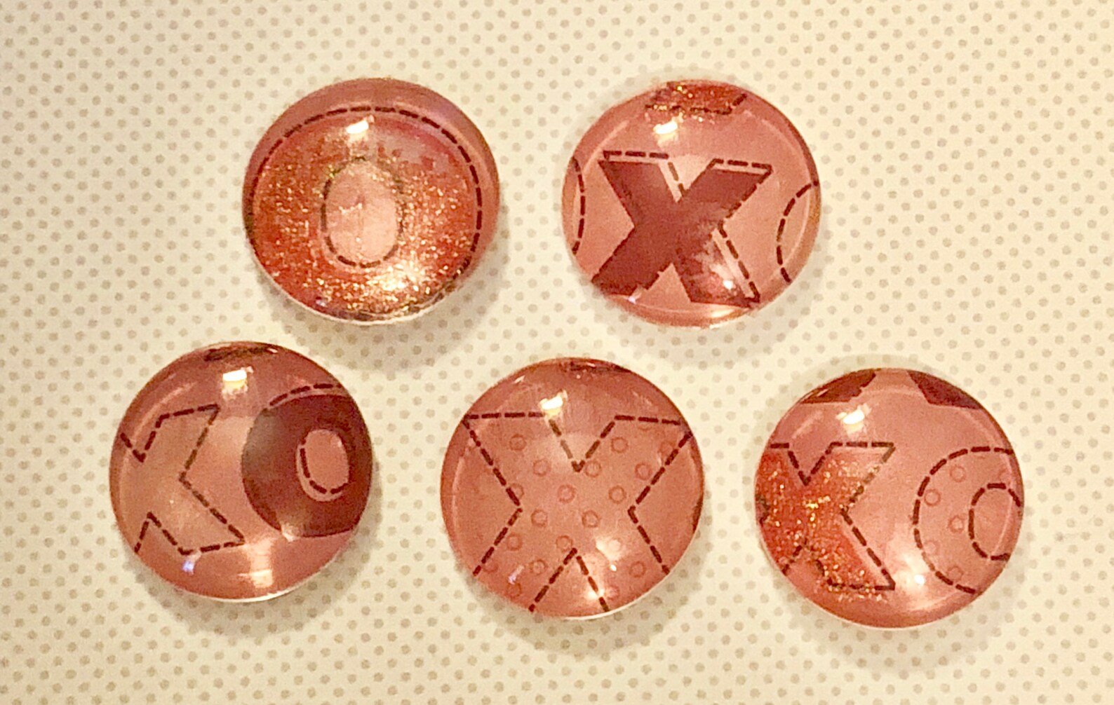 Valentine Magnets Glass Magnets Heart Magnet Set Glass - Etsy