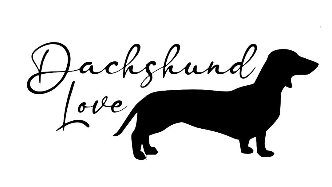Dachshund Decal, Dachshund Sticker, Dachshund Car Decal, Dachshund Car ...