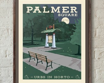 Palmer Square Poster - Etsy