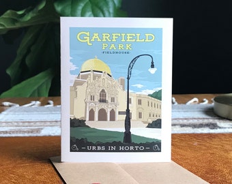 Urbs in Horto Chicago Lincoln Park Neighborhood Greeting Card - Etsy