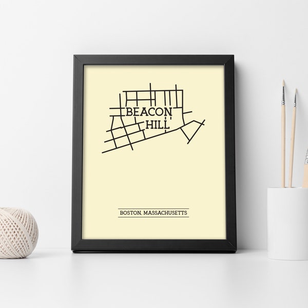 Boston Neighborhood - Etsy